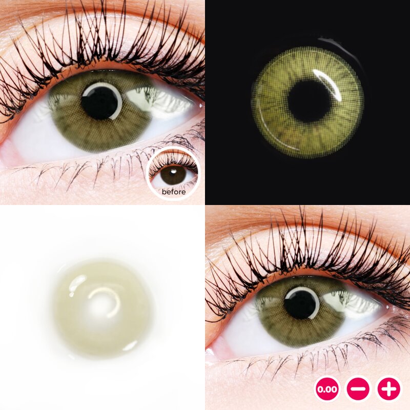 Farbige Kontaktlinsen Dunkle Augen